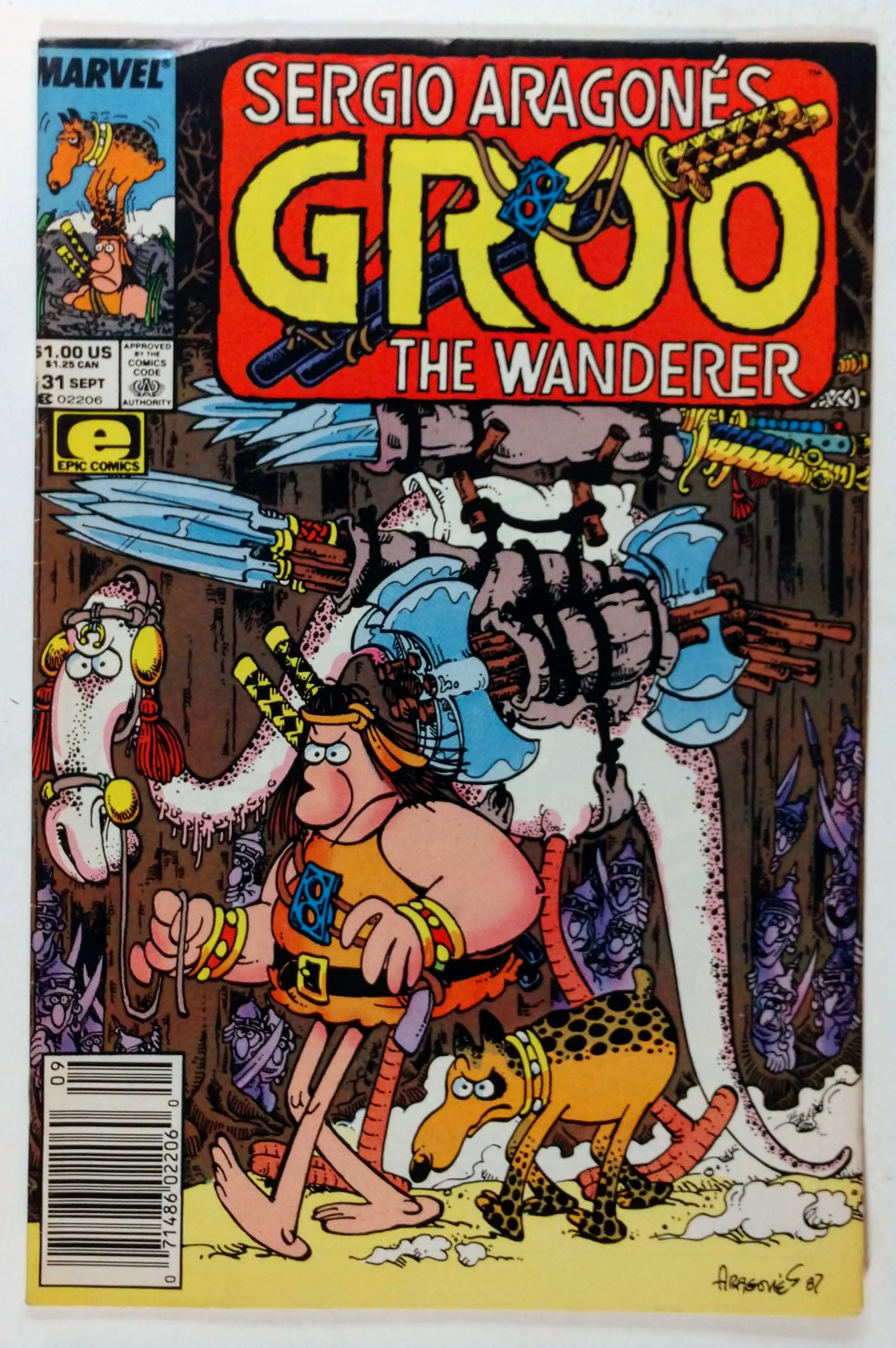 Groo the Wanderer #31 Newsstand (1987) | Comic Books - Copper Age, Epic ...