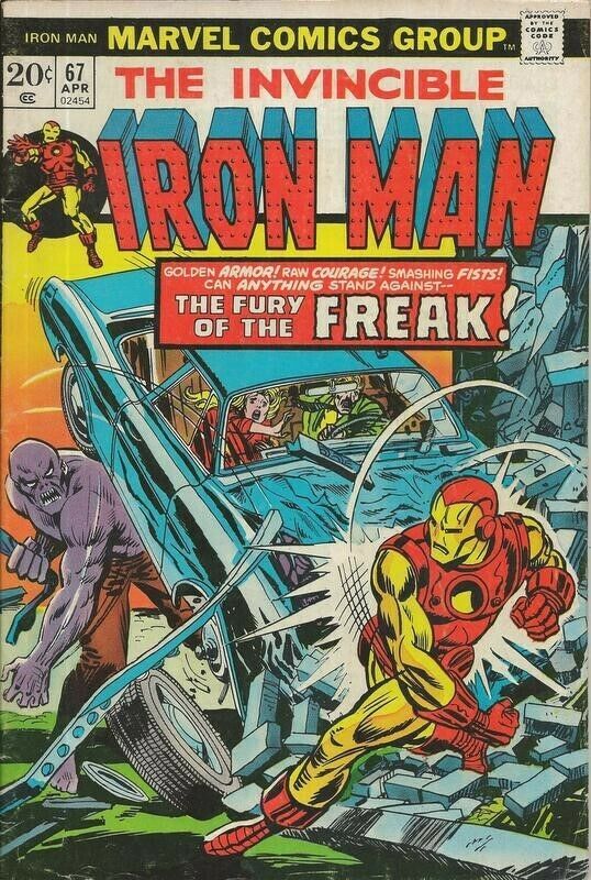 Iron Man #67 ORIGINAL Vintage 1974 Marvel Comics | Comic Books - Bronze ...