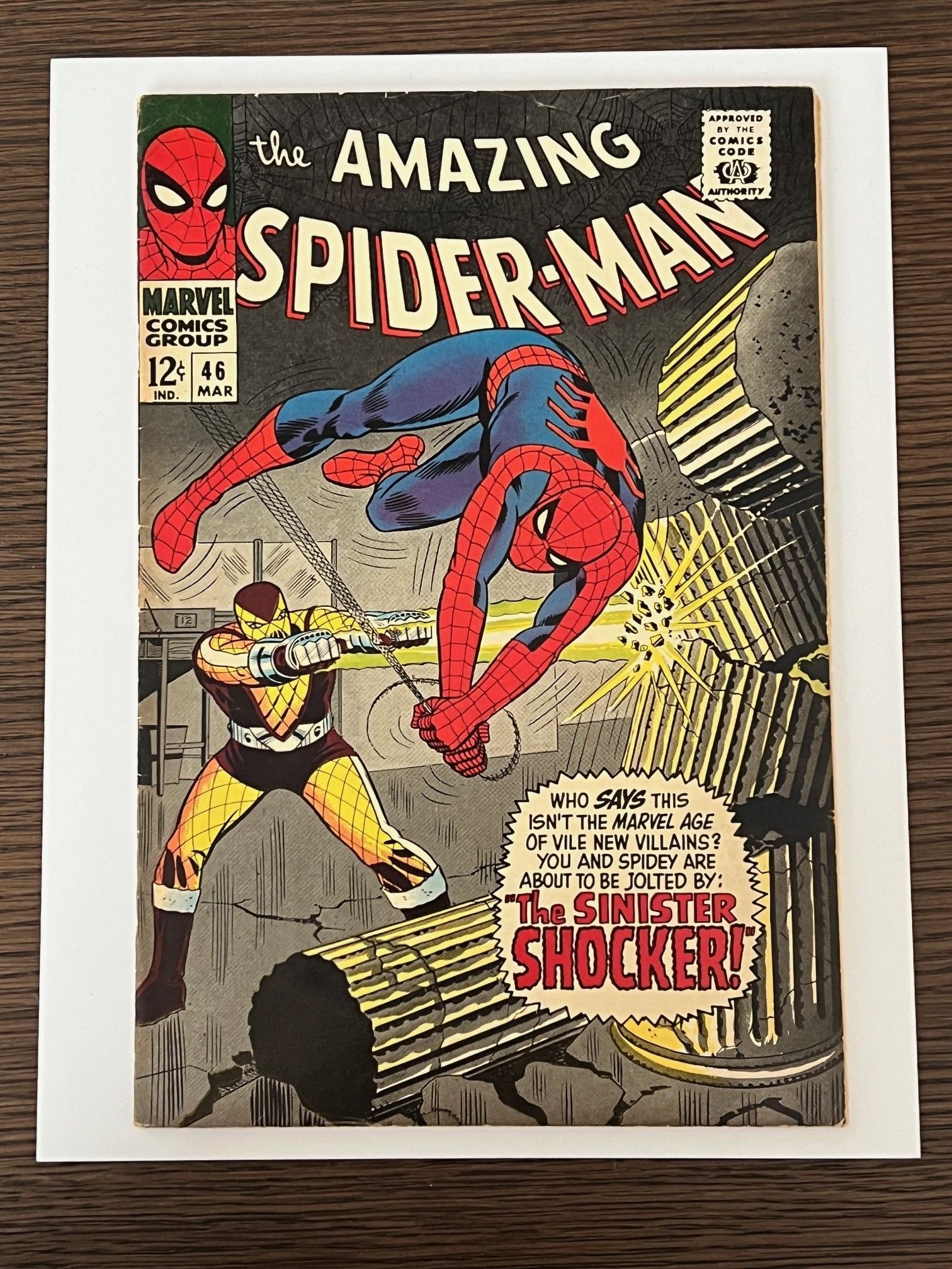 The Amazing Spider-Man #46 (1967). FN/VF. 1st app & Origin The Shocker ...
