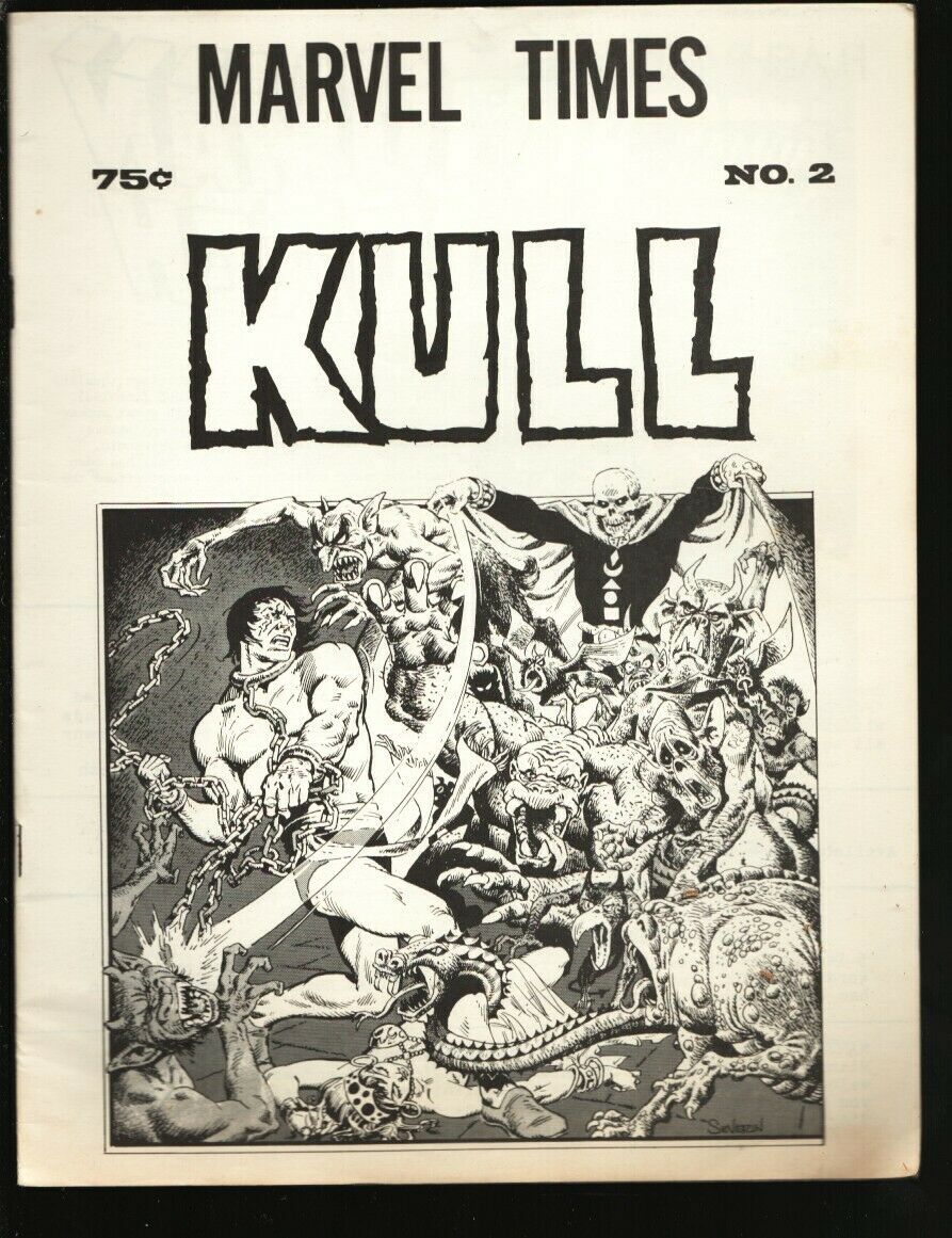 Marvel Times #2 1972-King Kull cover by John Severin-Doctor Strange by ...