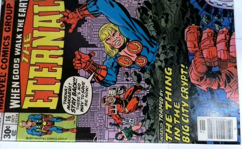 The Eternals #16 1st app of Dromedan the Brain-Snatcher 1977 Jack Kirby ...