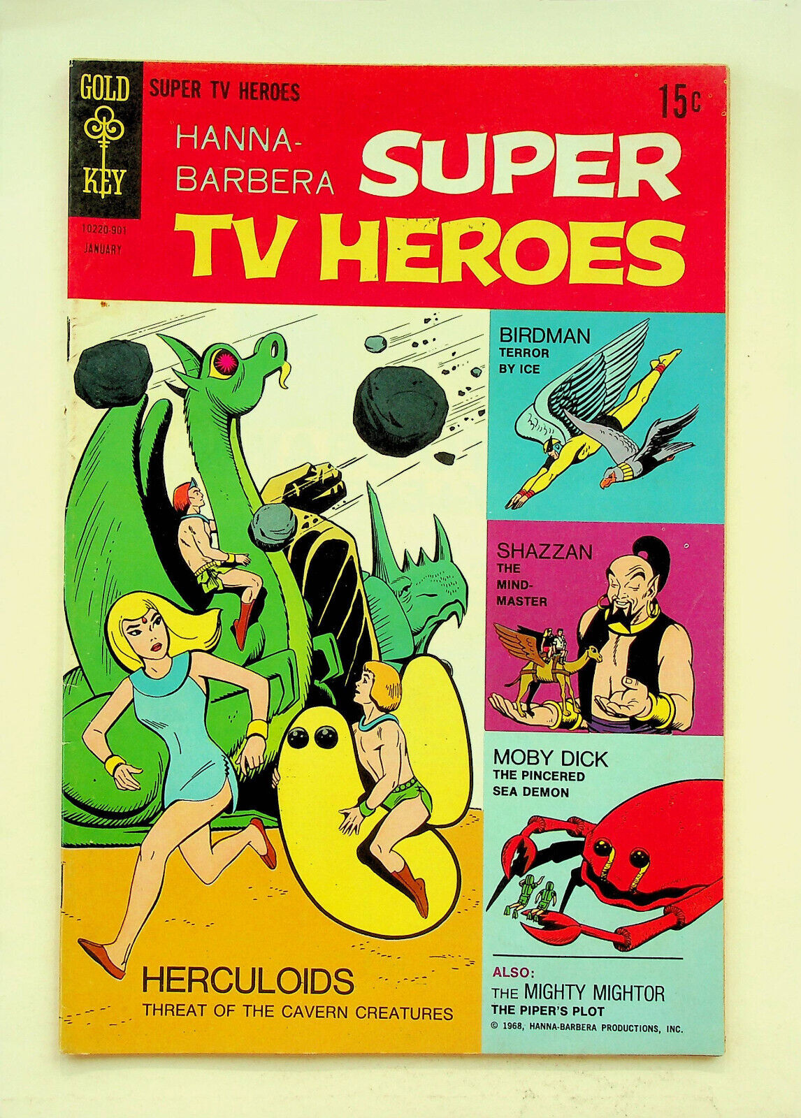 Hanna-Barbera Super TV Heroes #4 (Jan 1969, Gold Key) - Good | Comic ...