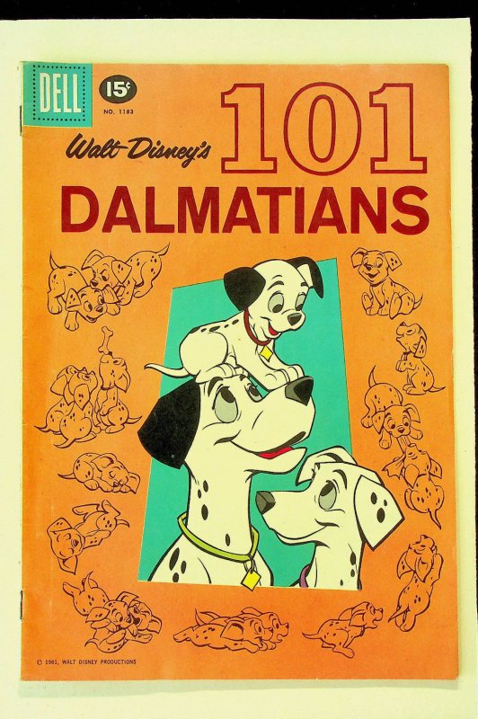 Four Color #1183 101 Dalmatians (1961, Dell) - Very Fine | Comic Books ...