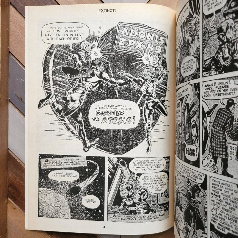 Extinct! #2 VF/NM (NEC 1991) HI-GRADE Esoteric Cover "Awful" Golden Age ...