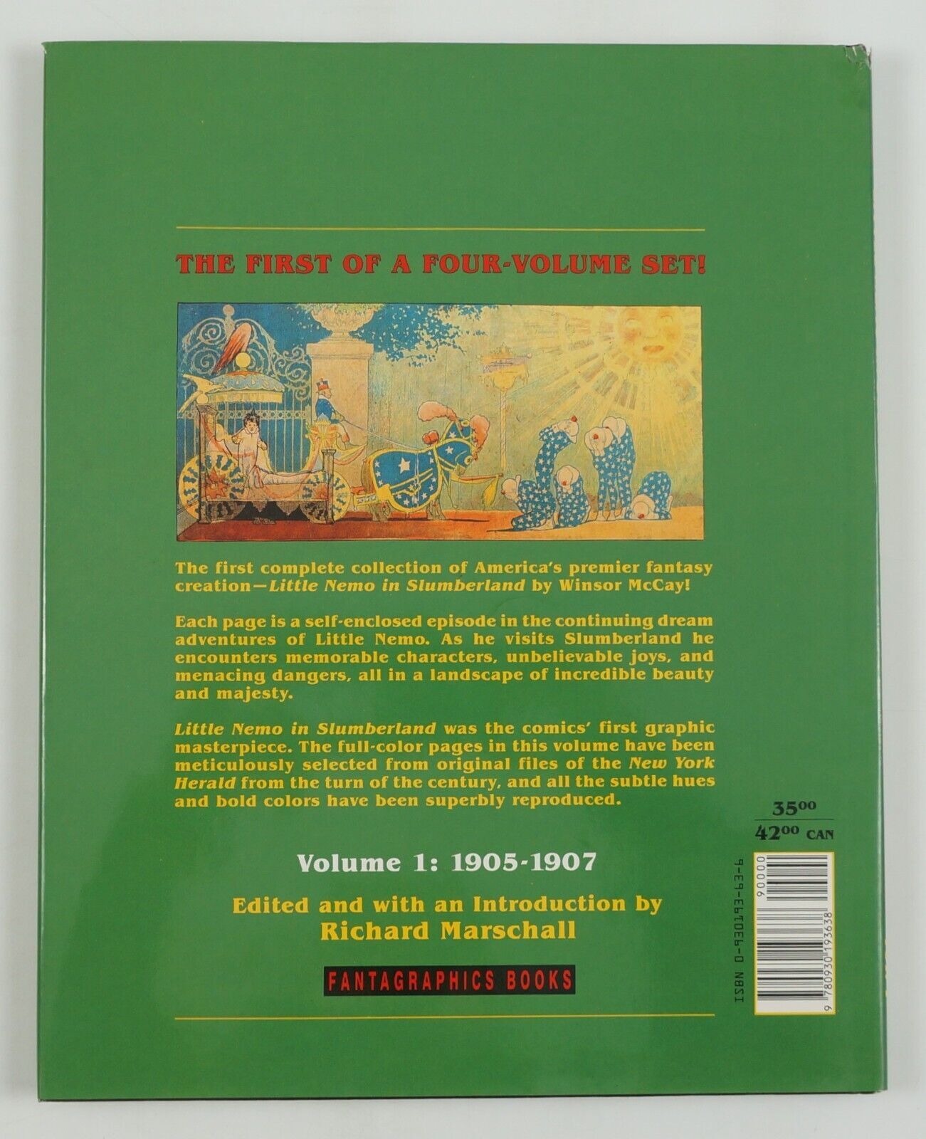 the Complete Little Nemo in Slumberland Vol I 1905-1907 HC DJ by Winsor ...