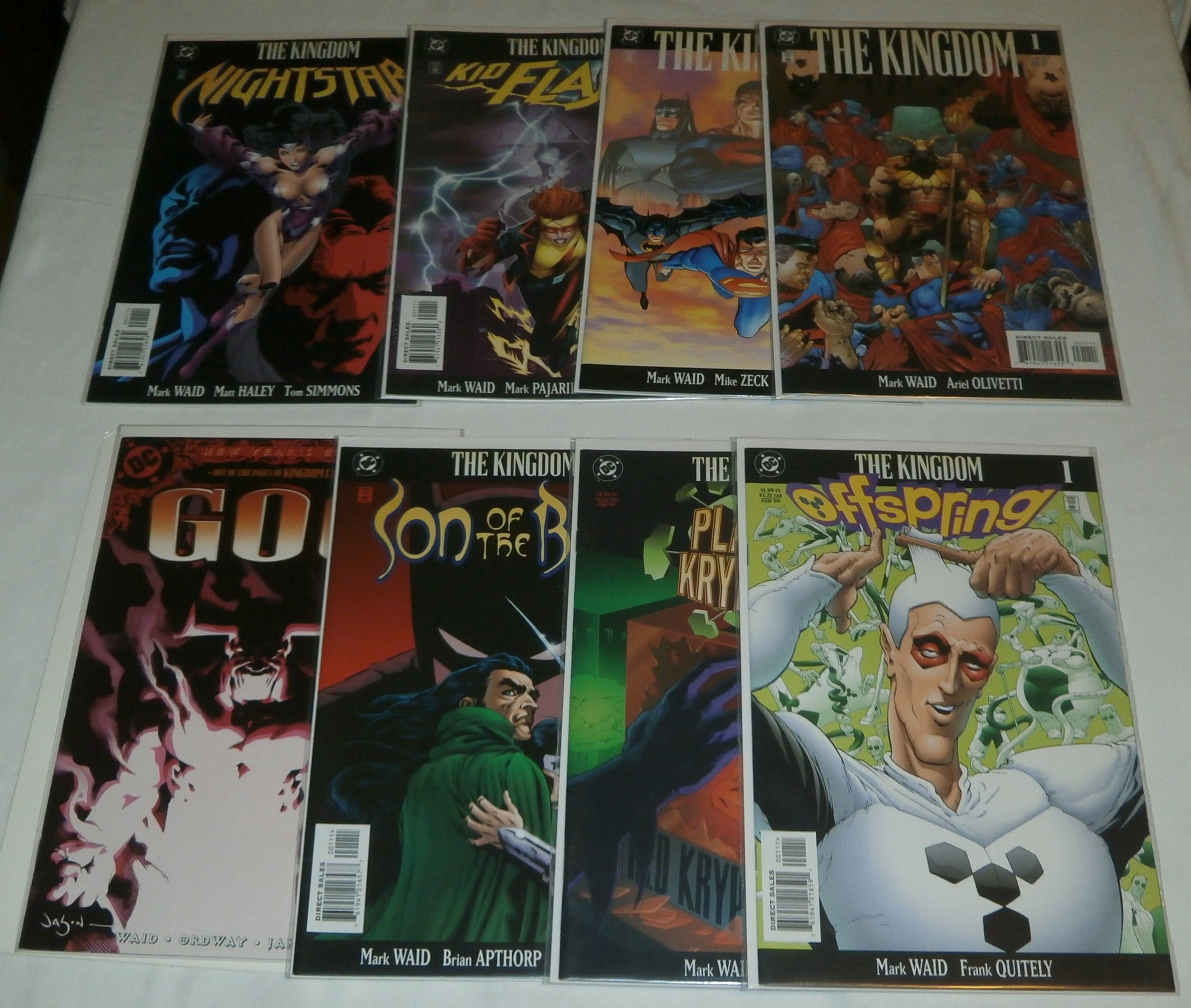 Kingdom #1,2 (1999) + Kid Flash, Nightstar, Offspring, Planet Krypton ...
