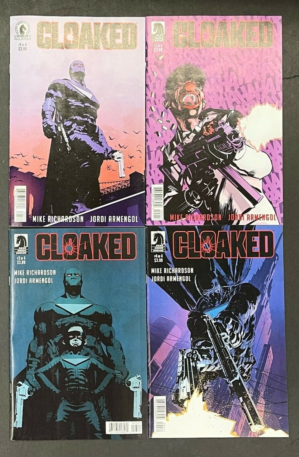 Cloaked (2021) #'s 1 2 3 4 Complete VF/NM Lot Mike Richardson Jordi ...