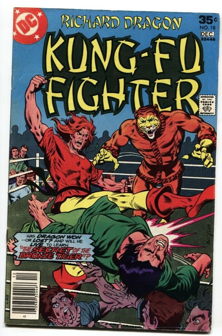 Richard Dragon Kung-Fu Fighter #18-DC 1st appearance of Bronze Tiger ...