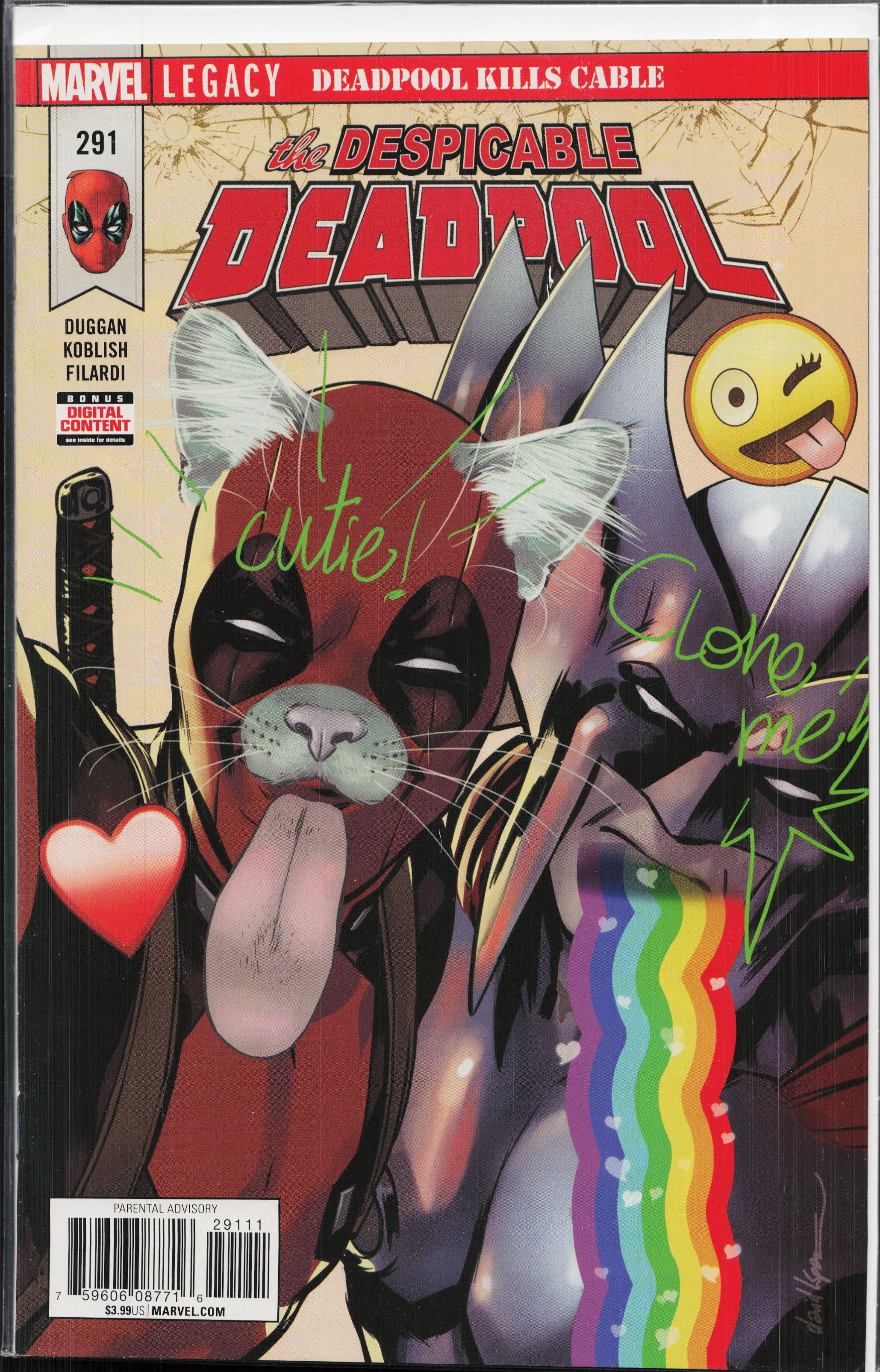 Despicable Deadpool #291 (2018) Deadpool | Comic Books - Modern Age, Marvel, Deadpool, Superhero ...