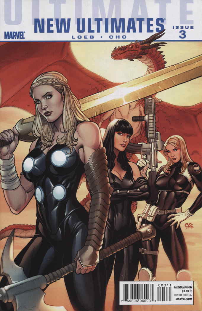 Ultimate New Ultimates #3 FN ; Marvel | Frank Cho - Jeph Loeb | Comic ...