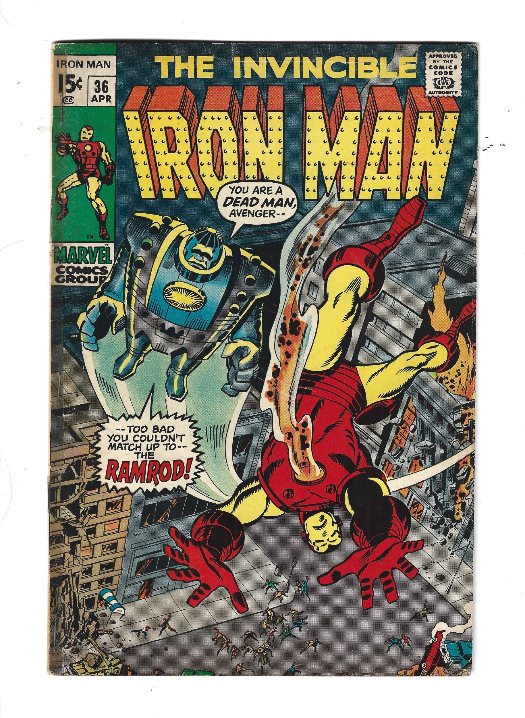 Iron Man #36 (1971) abc | Comic Books - Bronze Age, Marvel, Iron Man ...