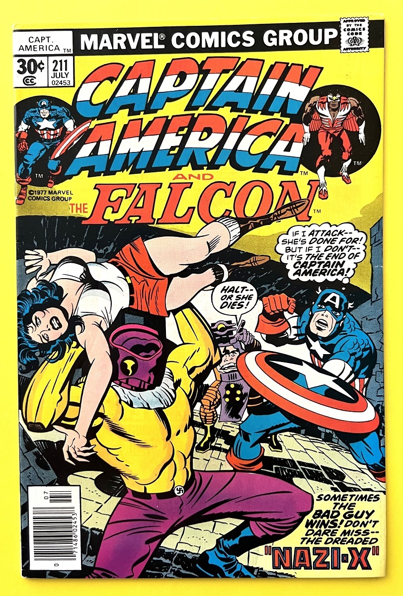 Captain America 211 Nazi-X Kirby (1977) B3 | Comic Books - Bronze Age ...