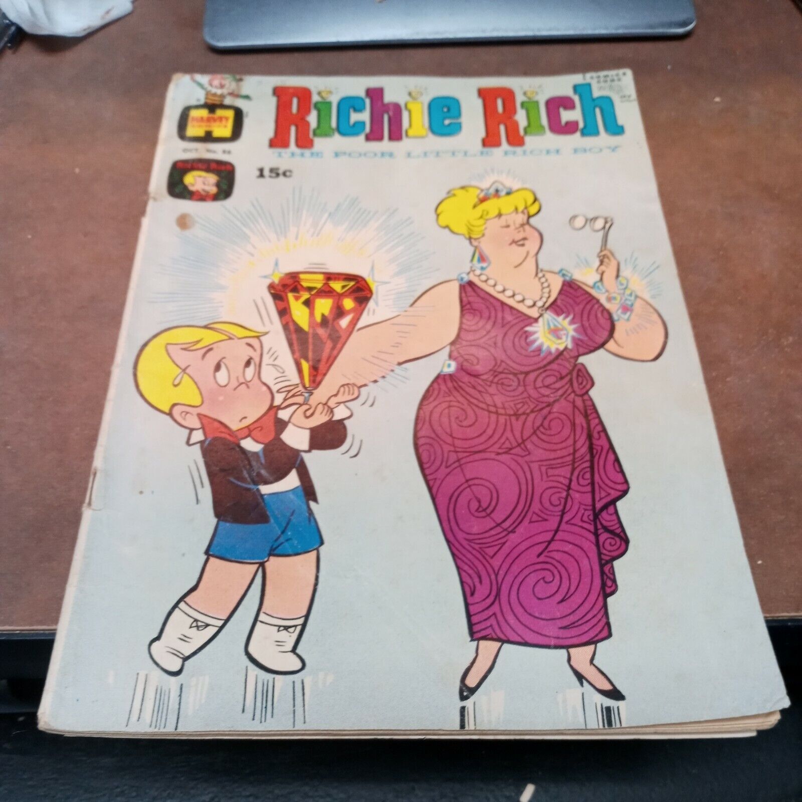 RICHIE RICH #86 The Poor Little Rich Boy Harvey Comics 1969 Silver age ...