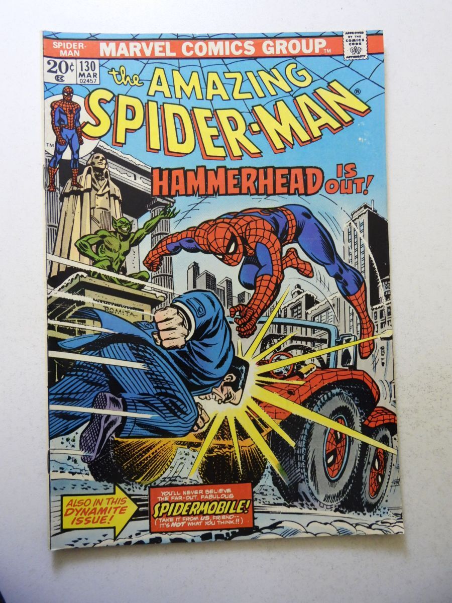 The Amazing Spider-Man #130 (1974) FN Condition MVS Intact | Comic ...