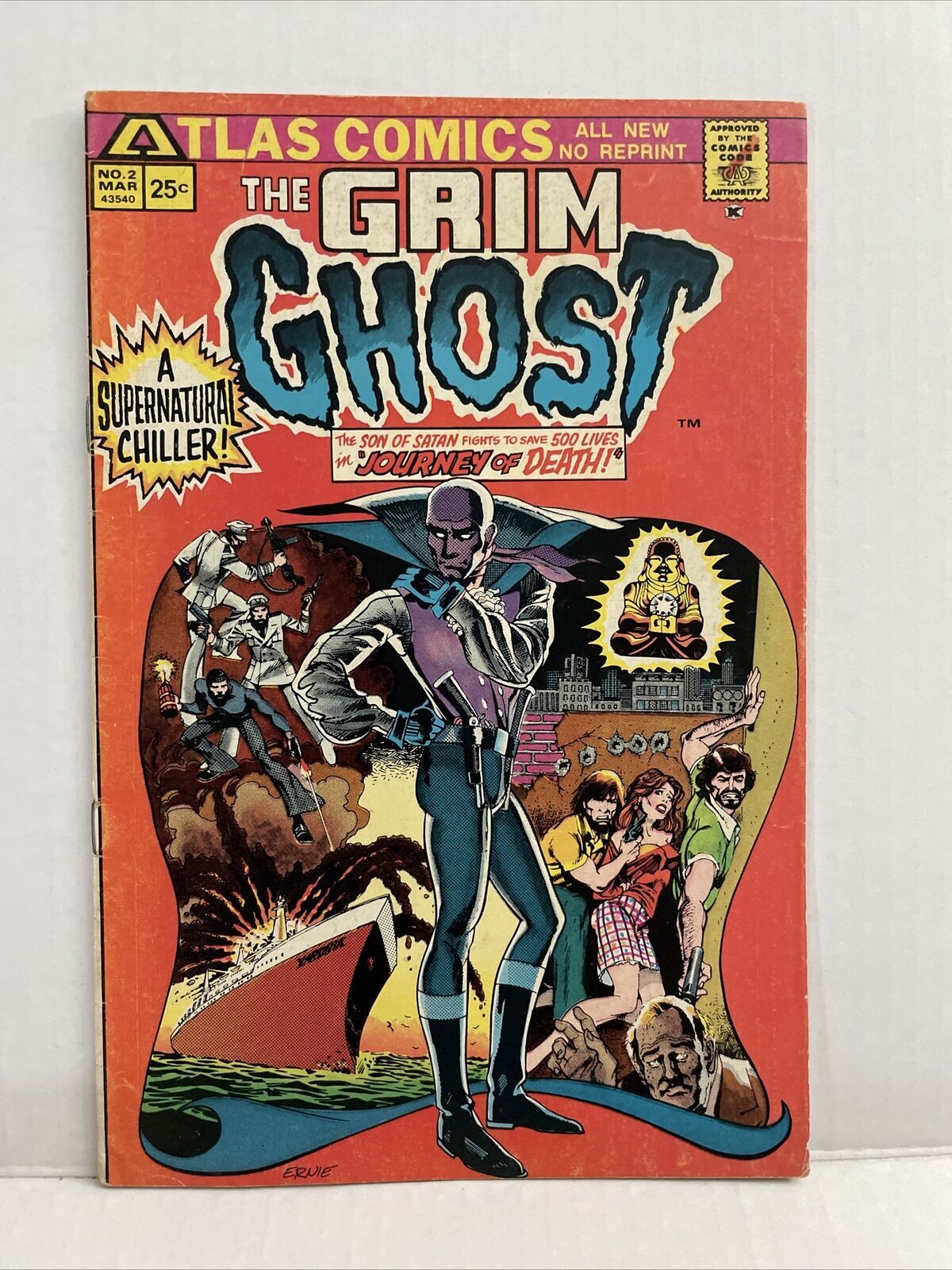 Grim Ghost #2 1975 Atlas | Comic Books - Bronze Age / HipComic