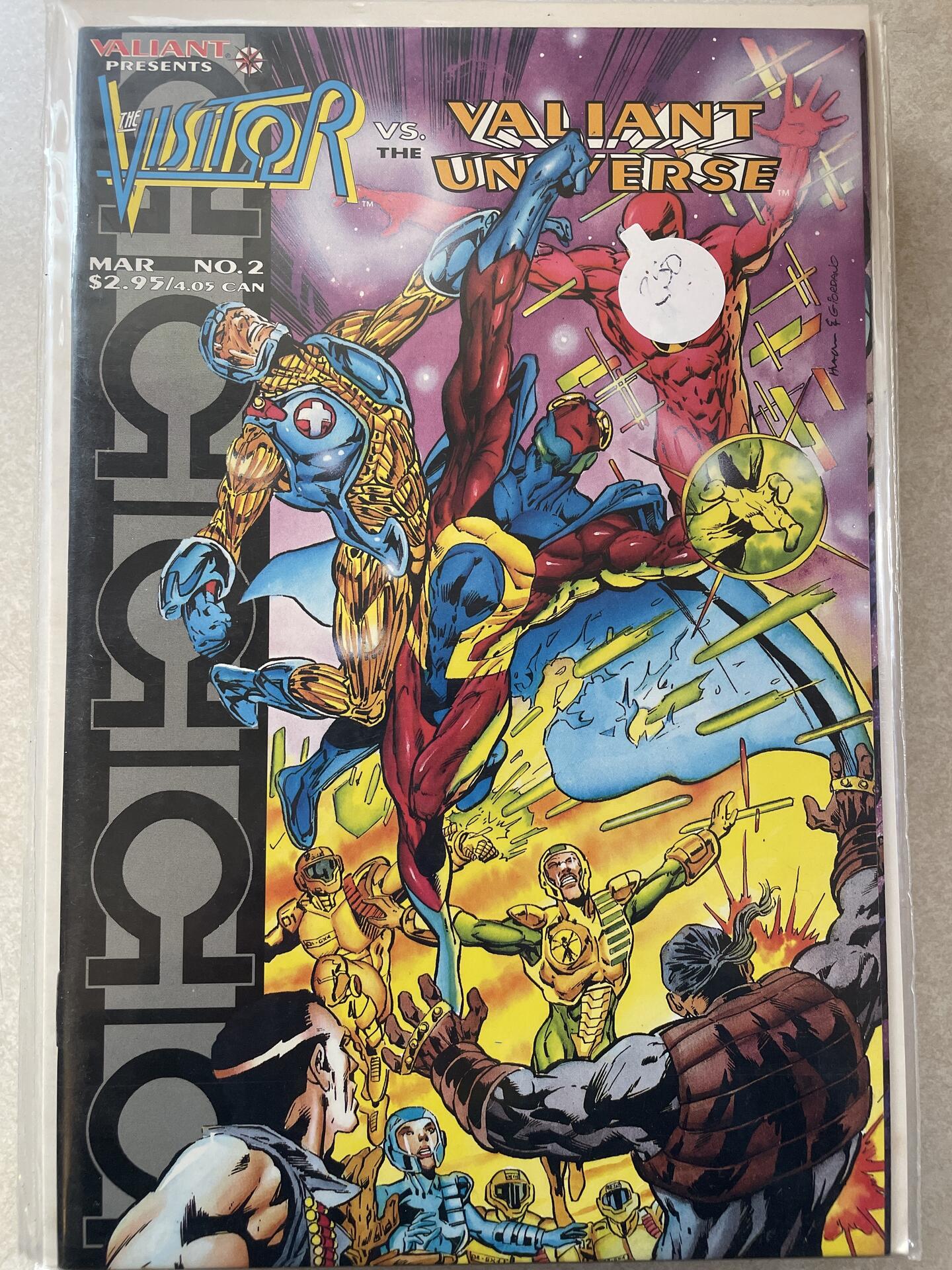 The Visitor Vs. the Valiant Universe #2 (1995) | Comic Books - Modern Age, Valiant / HipComic