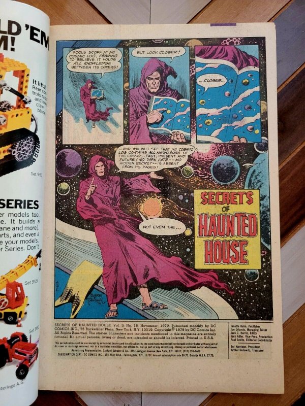 Secrets of HAUNTED HOUSE #18 FN+ (DC Comics, 1979) "Fiery Pit of Doom ...