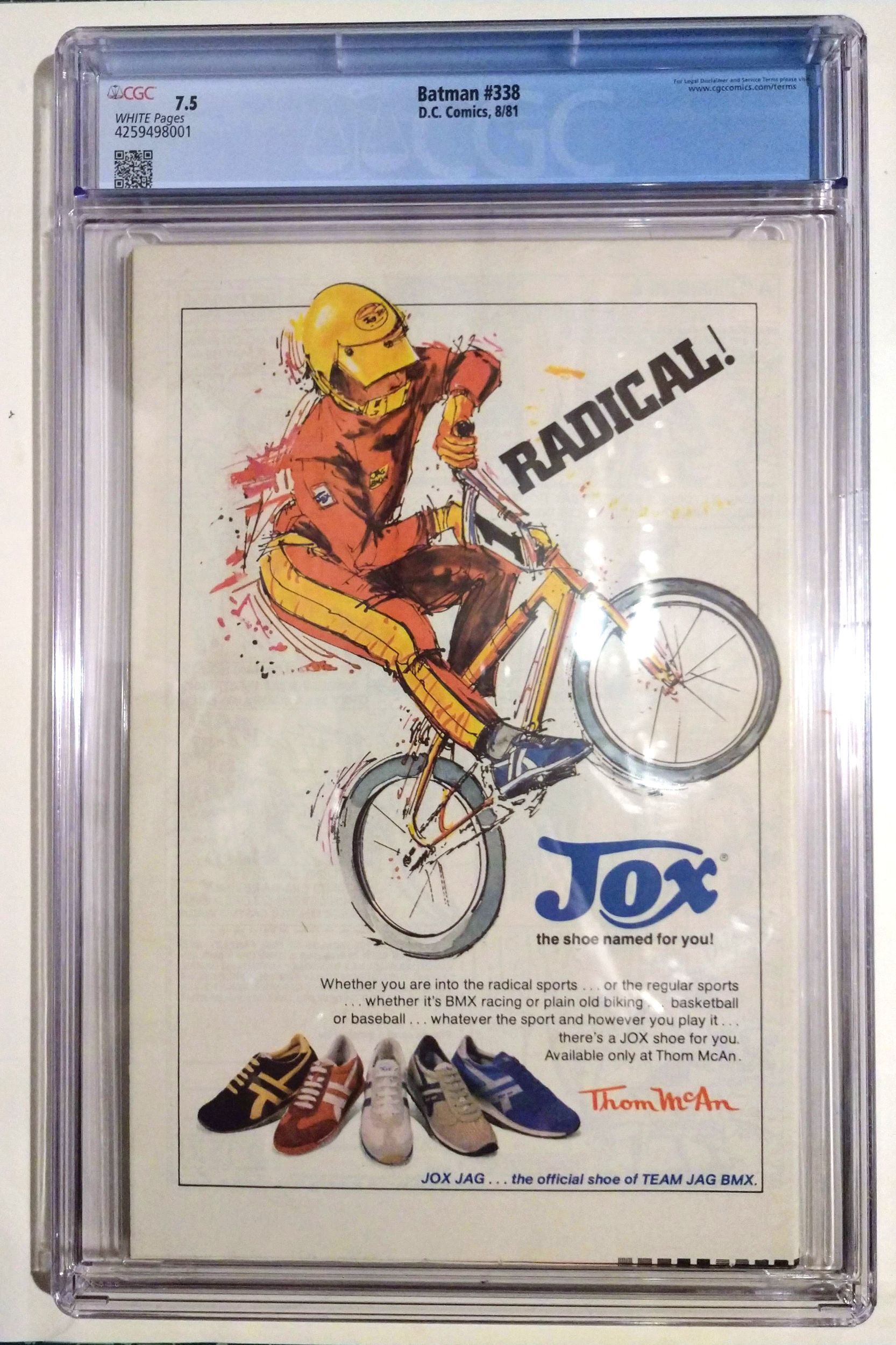 Batman #338 (1981) CGC Graded, DOUBLE COVER | Comic Books - Bronze Age ...