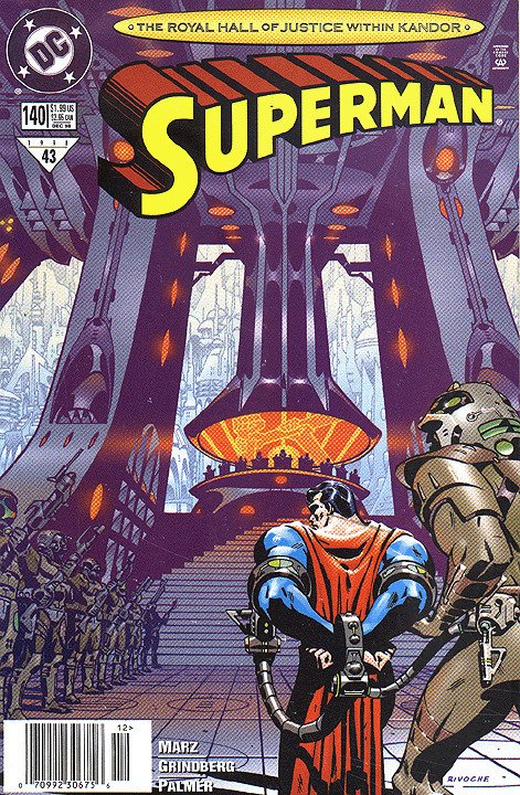 SUPERMAN (1986 Series) (#0-226, #650-714) (DC) #140 NEWSSTAND Fine ...