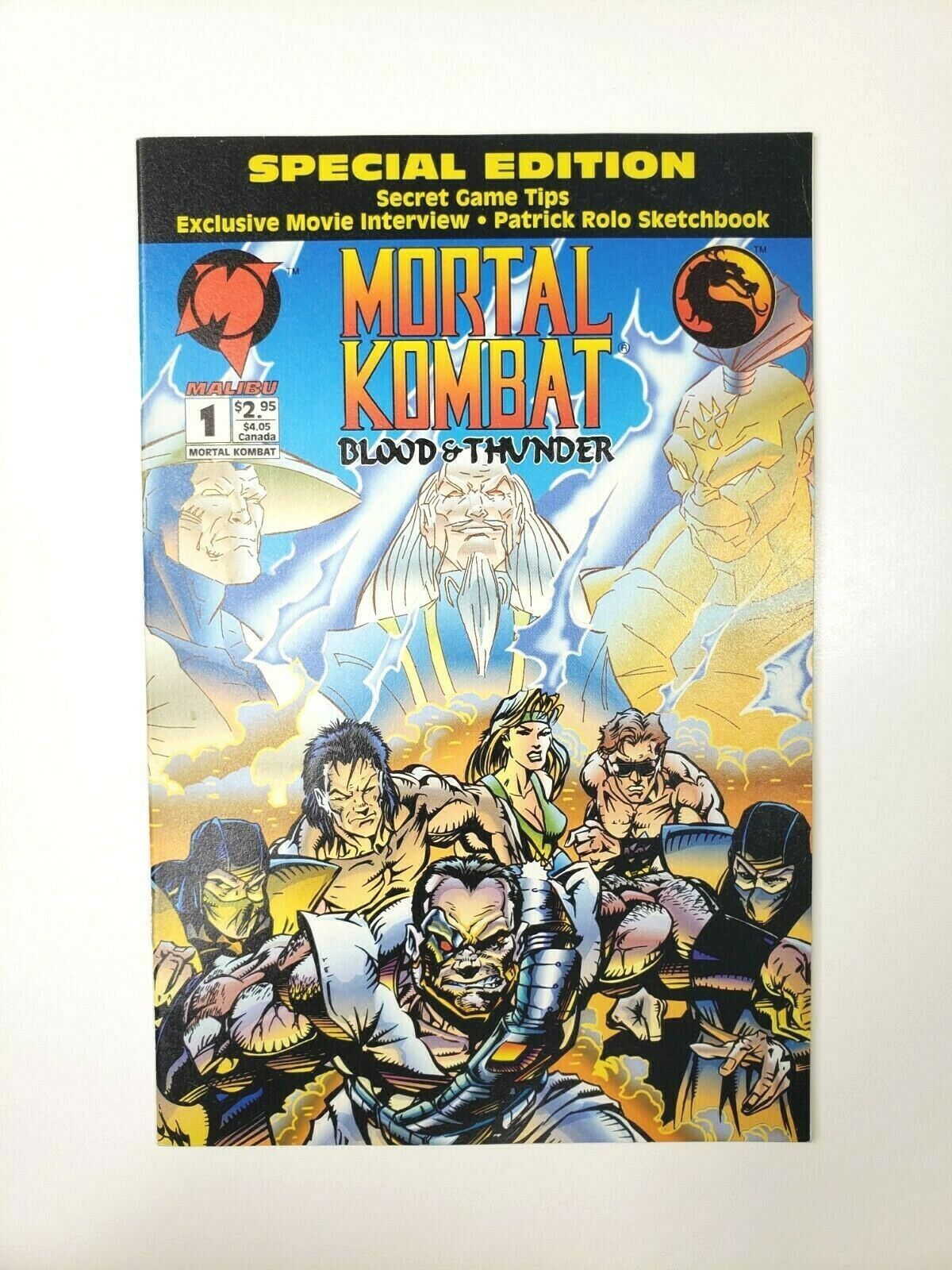 MORTAL KOMBAT Special Edition #1 Variant Cover Malibu Comic Book 1994 ...