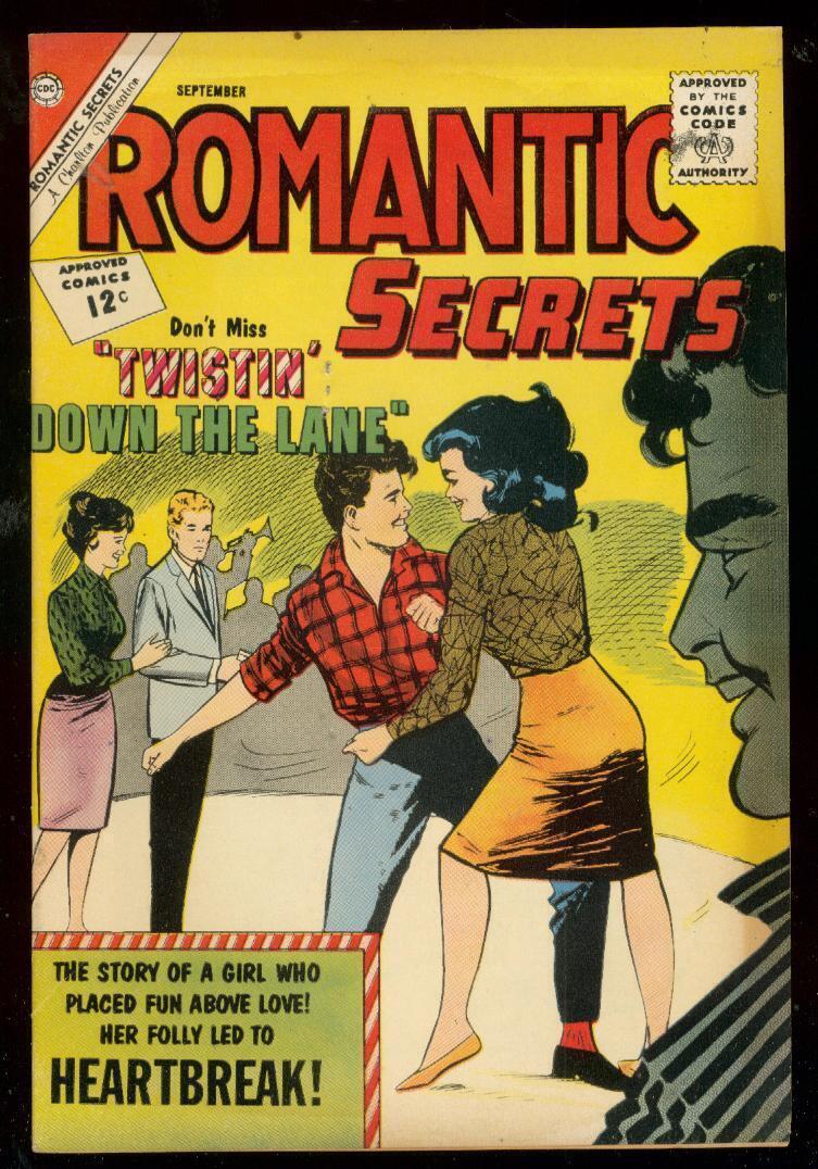Romantic Secrets #40 1962-Charlton-The Twist dance cover & story-Dance ... Romantic Secrets #40 1962-Charlton-The Twist dance cover & story-Dance ...