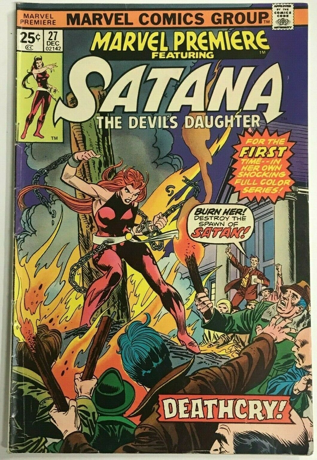 Marvel Premiere#27 FN/VF 1975 'Satana' Bronze AGE Comics | Comic Books ...