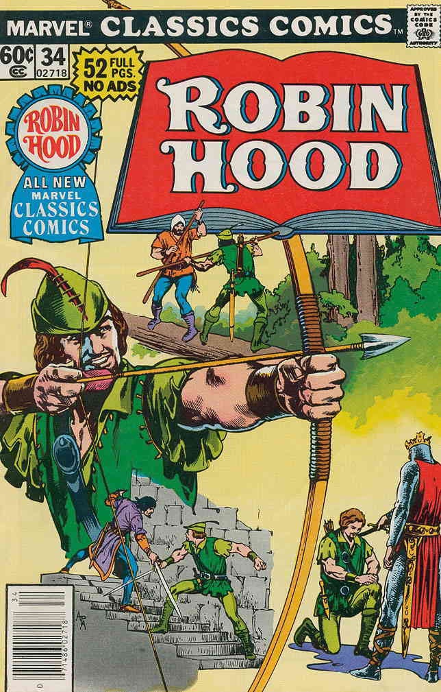 Marvel Classics Comics #34 VG ; Marvel | low grade comic Robin Hood ...