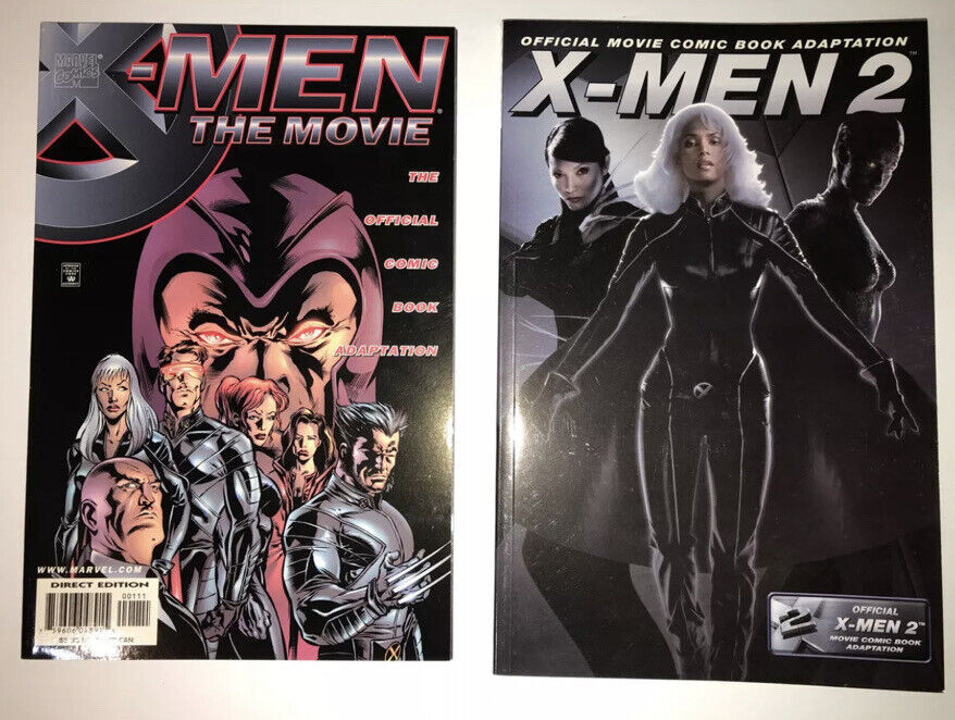 X-Men The Movie & X-men 2 : Official Comic Book Adaptation NM | Comic ...