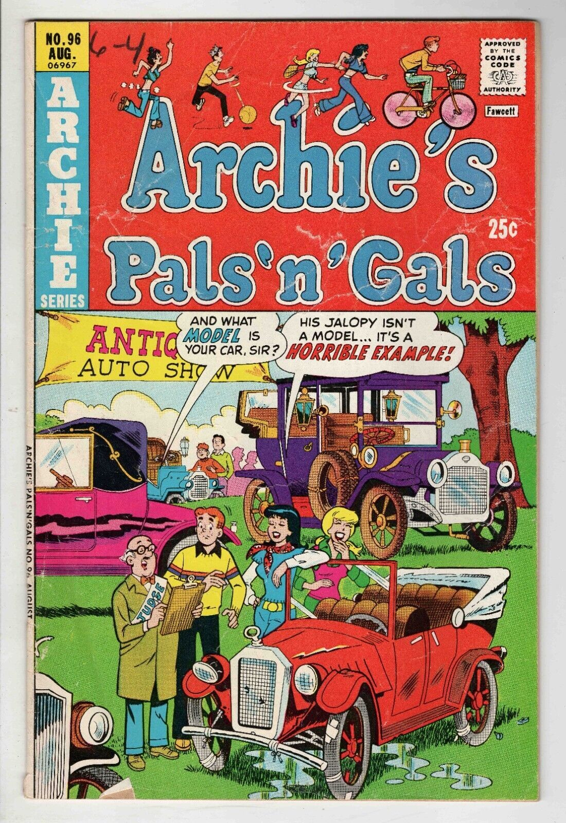 Archie's Pals 'n' Gals #96 VINTAGE 1975 Archie Comics | Comic Books ...
