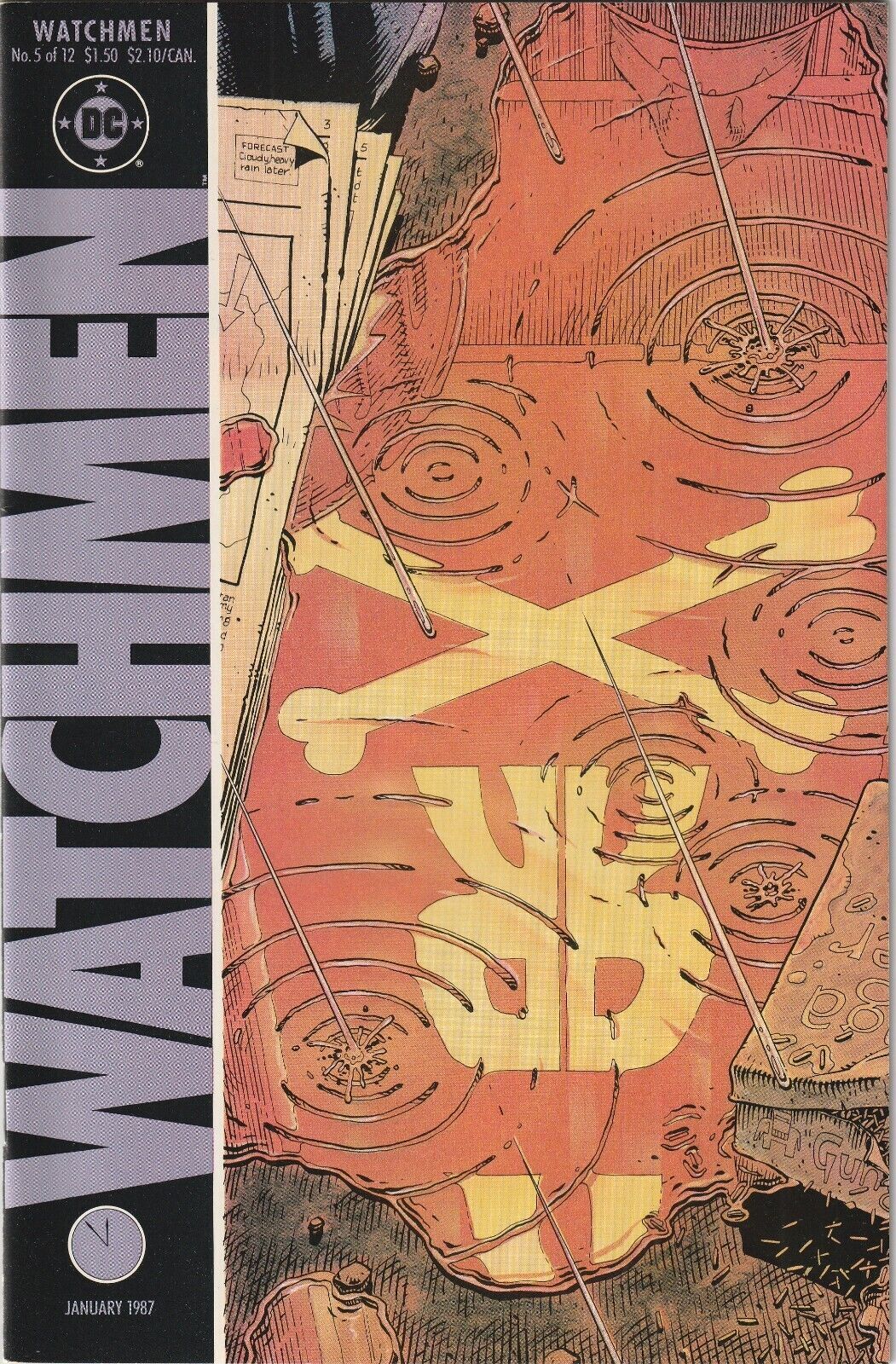 The Watchmen # 5 of 12 DC VF/NM 1987 Alan Moore Dave Gibbons [Y1 ...