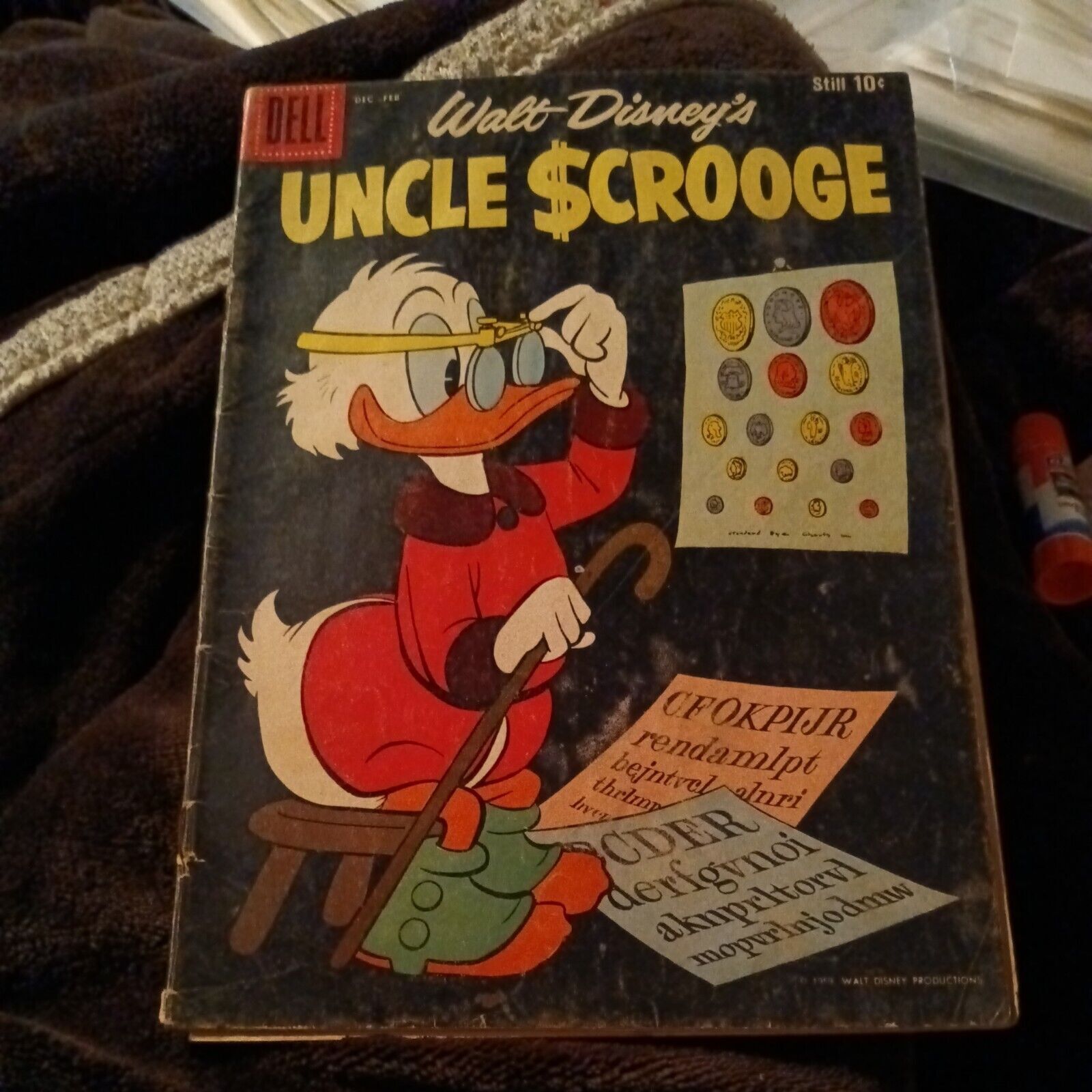 WALT DISNEY'S UNCLE SCROOGE #28 Barks Art (Dell Comics 1959-60) paul ...