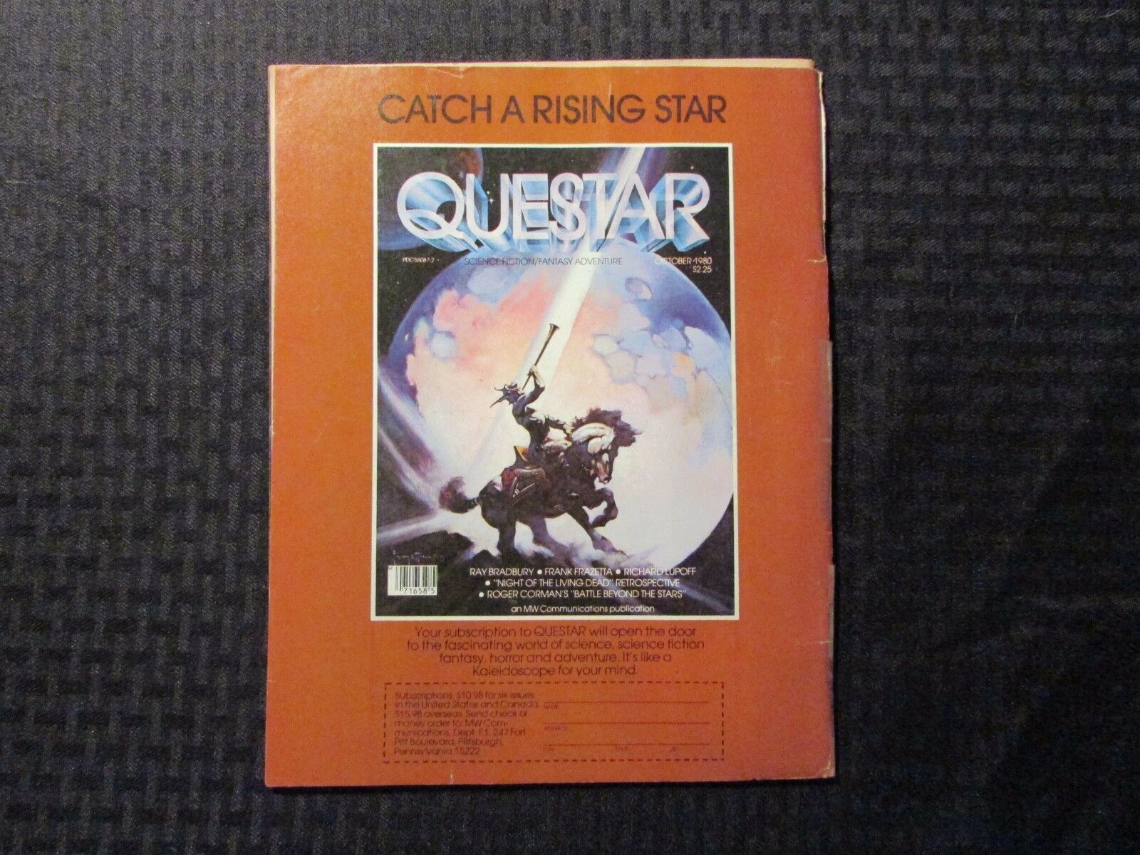 1980 QUESTAR Magazine #9 GD 2.0 Frank Frazetta - Richard Corben - Ray ...
