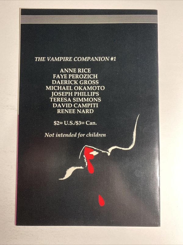 Anne Rice's The Vampire Lestat #1 (Innovation, 1990) + Interview ...