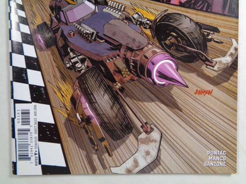 Wacky Raceland #1 Dick Dastardly Variant Cover DC 2016 | Comic Books ...