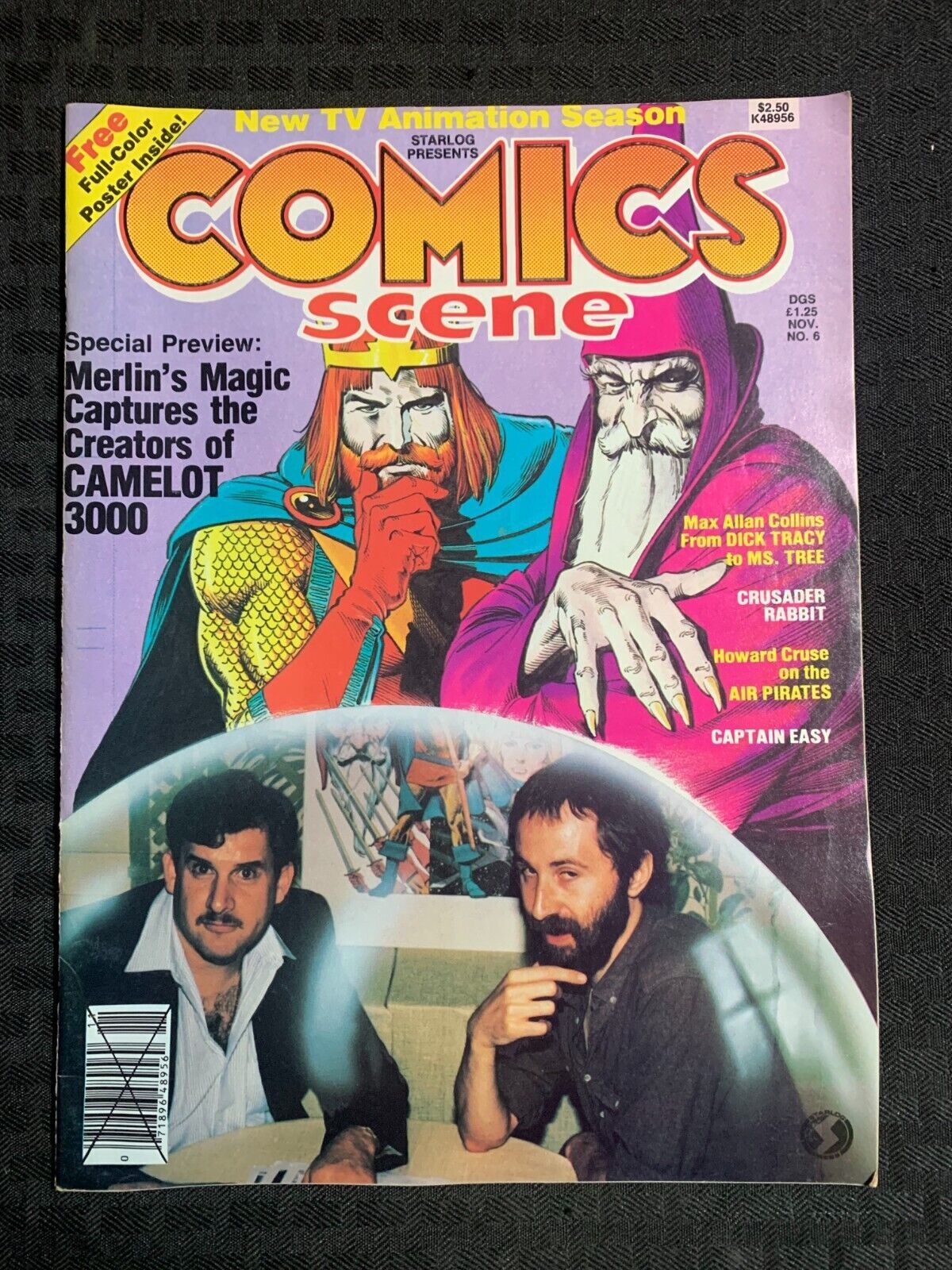 1982 COMICS SCENE Starlog Magazine #6 FN+ 6.5 Camelot 3000 / Dick Tracy ... 1982 COMICS SCENE Starlog Magazine #6 FN+ 6.5 Camelot 3000 / Dick Tracy ...