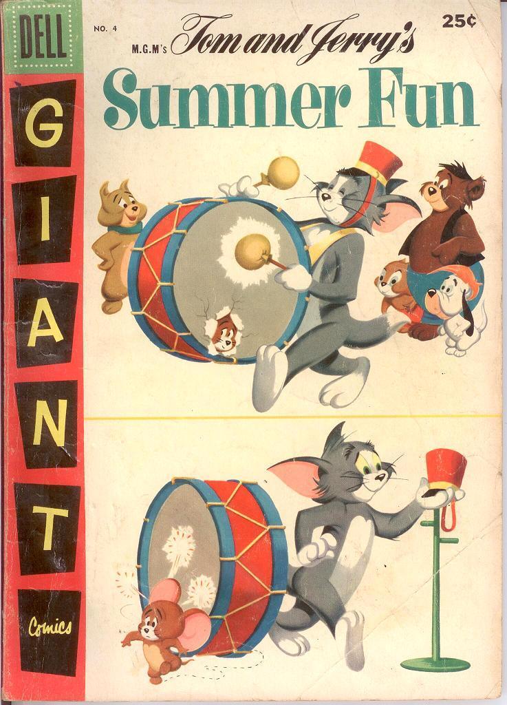 TOM & Jerry Summer FUN 4 Good 1957 Comics Book | Comic Books - Silver ...