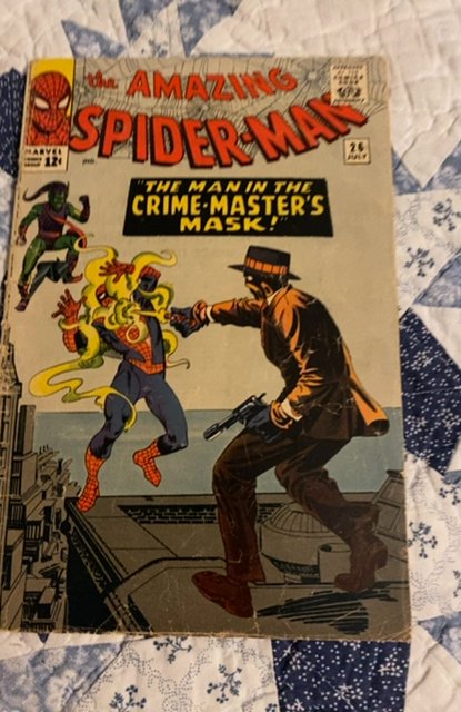 The Amazing Spider-Man #26 (1965)crime masters mask lower grade see ...