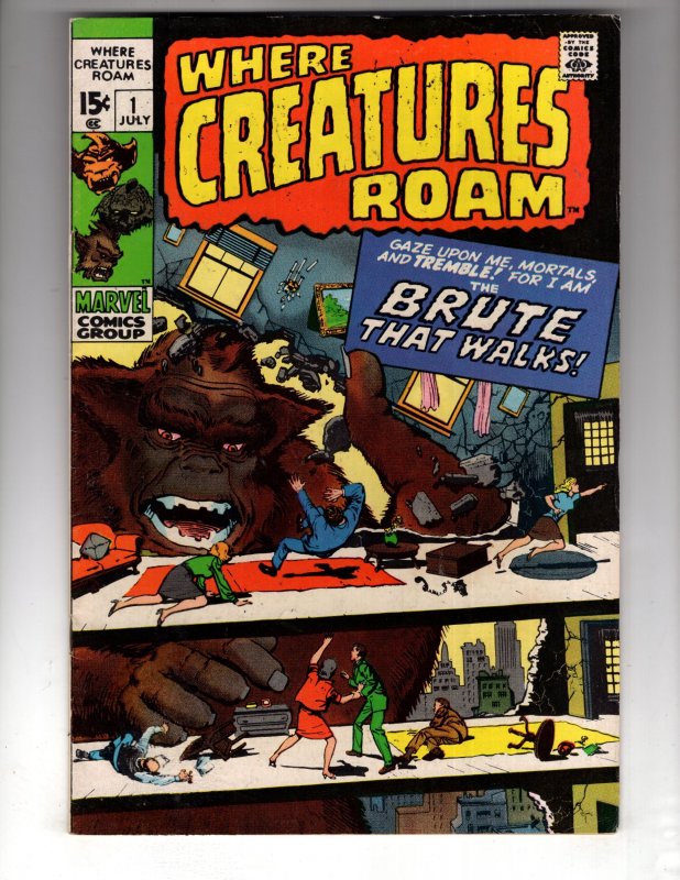 Where Creatures Roam #1 (1970) / MB#1 | Comic Books - Bronze Age ...