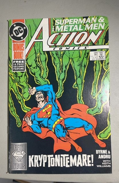 Action Comics #599 Direct Edition (1988) | Comic Books - Copper Age, DC ...