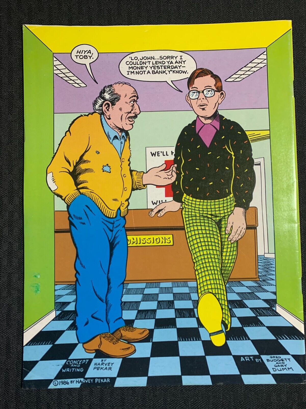 1986 AMERICAN SPLENDOR Magazine #11 FVF 7.0 Harvey Pekar / Val Mayerick ...