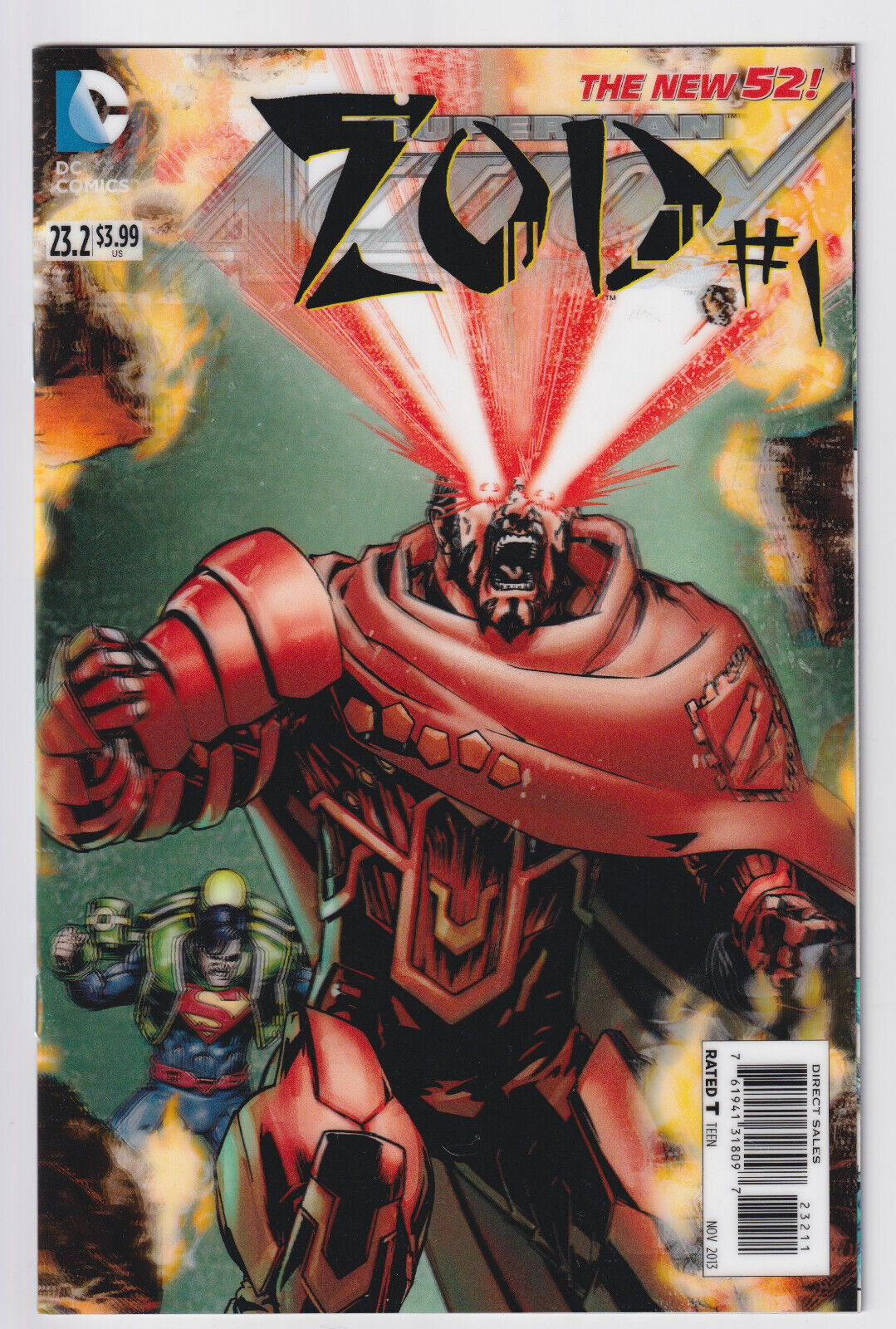 DC Comics! Action Comics! Issue #23.2! ZOD #1! The New 52! Holographic ...