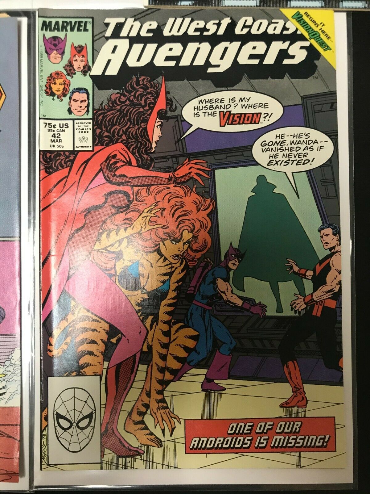 Avengers 7pc LOT (FN OB) West Coast Avengers!! Solo Avengers!! 1988-90 ...