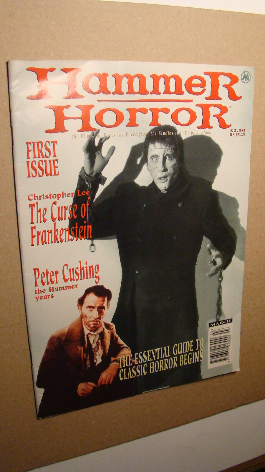 Hammer Horror 1 *Solid* UK Horror MAG Scarce Frankenstein Famous ...