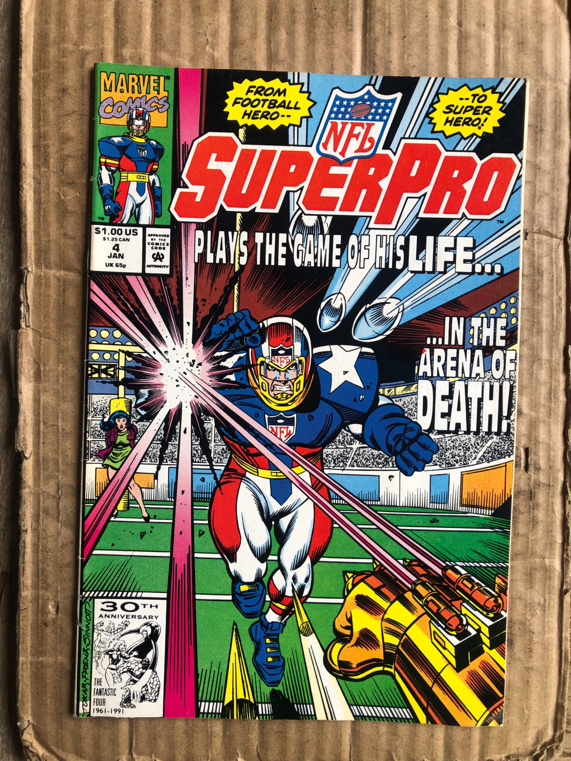 NFL Superpro #4 (1992) | Comic Books - Modern Age, Marvel, Superhero ...