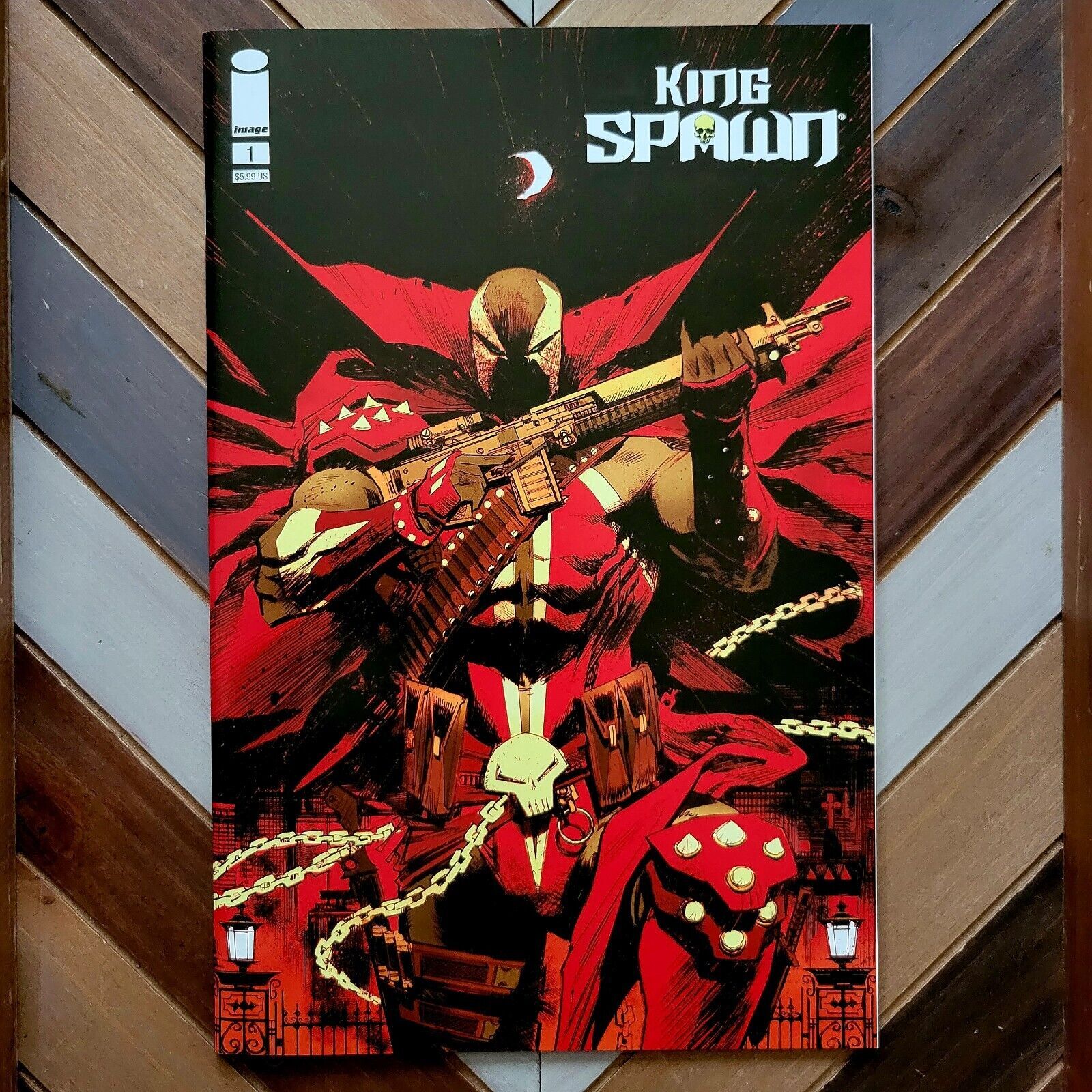 KING SPAWN #1 (Image 2021) NM/new, 1st KOMOX, 1st Spawn title in 30 yrs ...