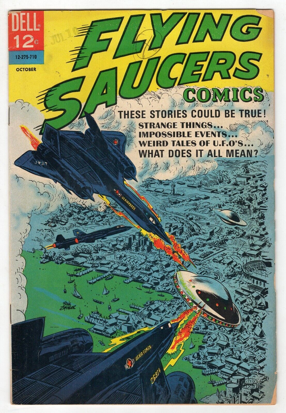Flying Saucers #3 VINTAGE 1967 Dell Comics | Comic Books - Silver Age ...