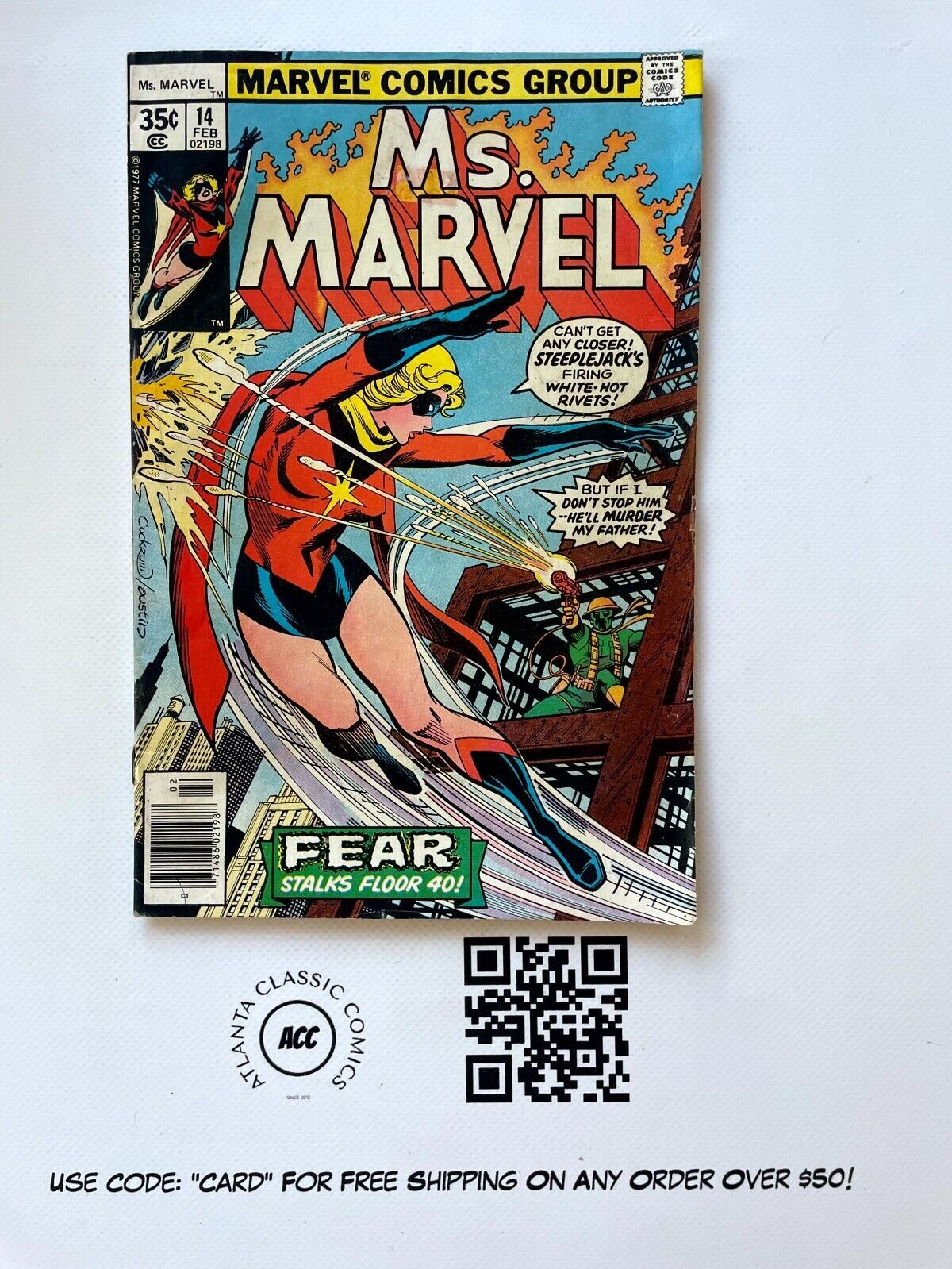 Ms. Marvel # 14 FN Comic Book X-Men Avengers Hulk Thor Iron Man ...