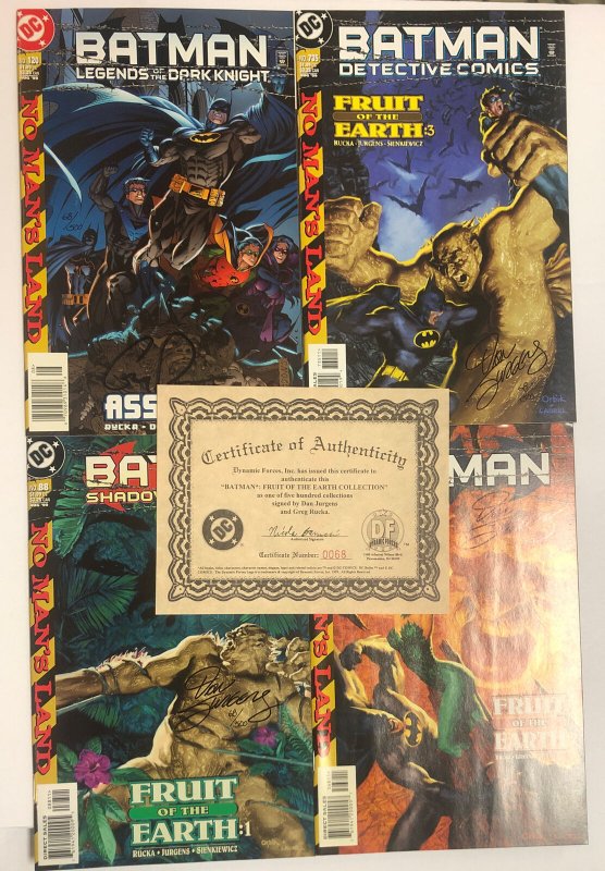 Batman Fruit Of The Earth Collection Signed By Dan Jurgens & Greg Rucka ...