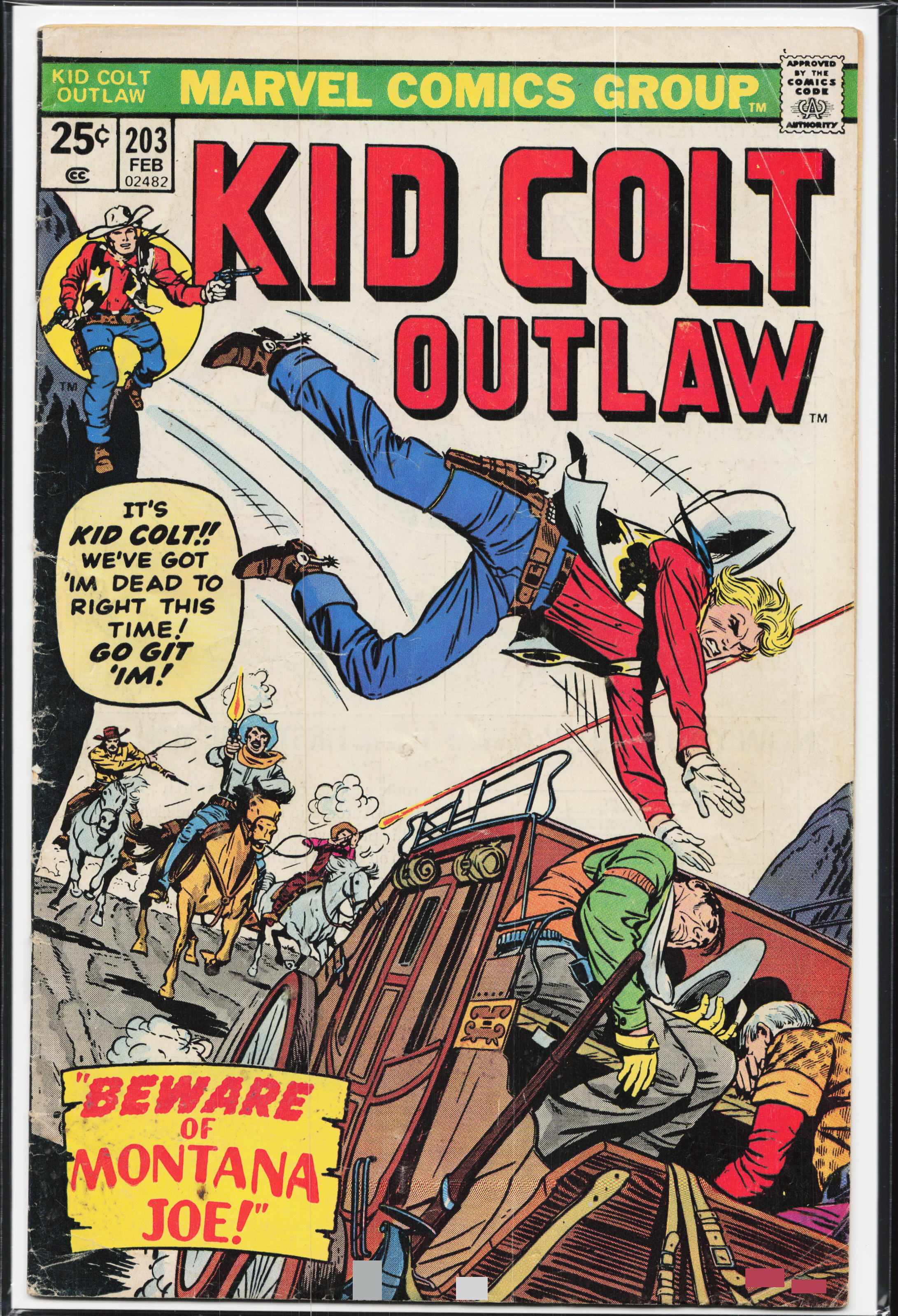 Kid Colt Outlaw #203 (1976) Kid Colt | Comic Books - Bronze Age, Marvel ...