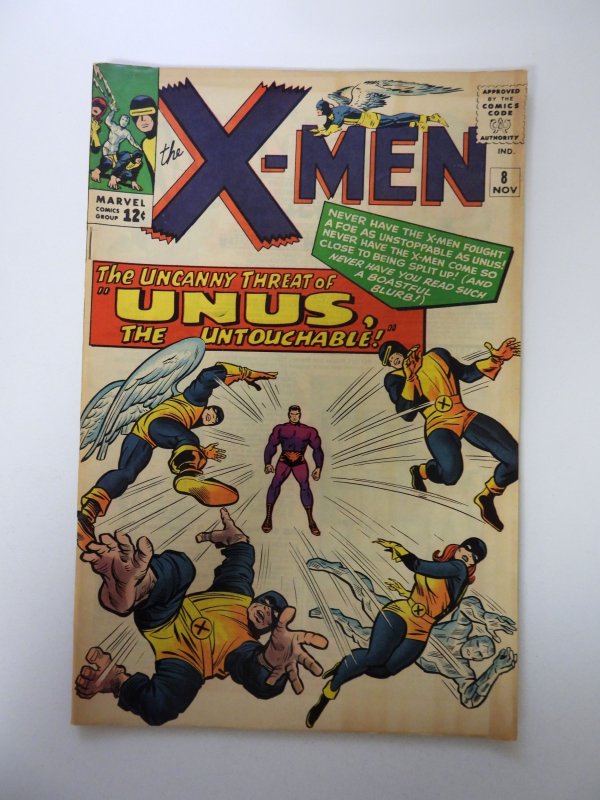 The X-Men #8 (1964) 1st appearance of Unus the Untouchable FN ...